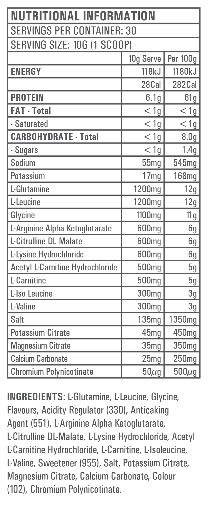 Amino Lean - Gen-Tec Nutrition